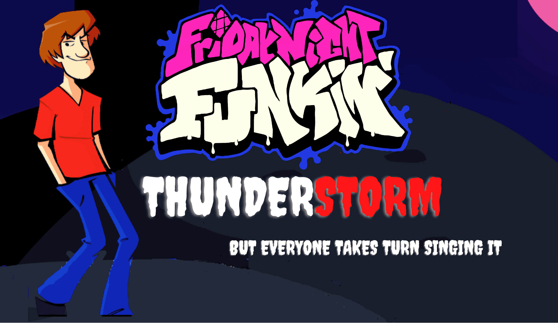 FNF vs ThunderStorm but Everyone Takes Turn singing it - Play Online on ...